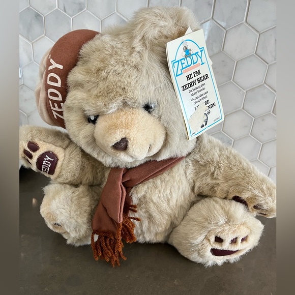 Toys | Rare Zellers Zeddy Stuffed Plush With Tags | Poshmark